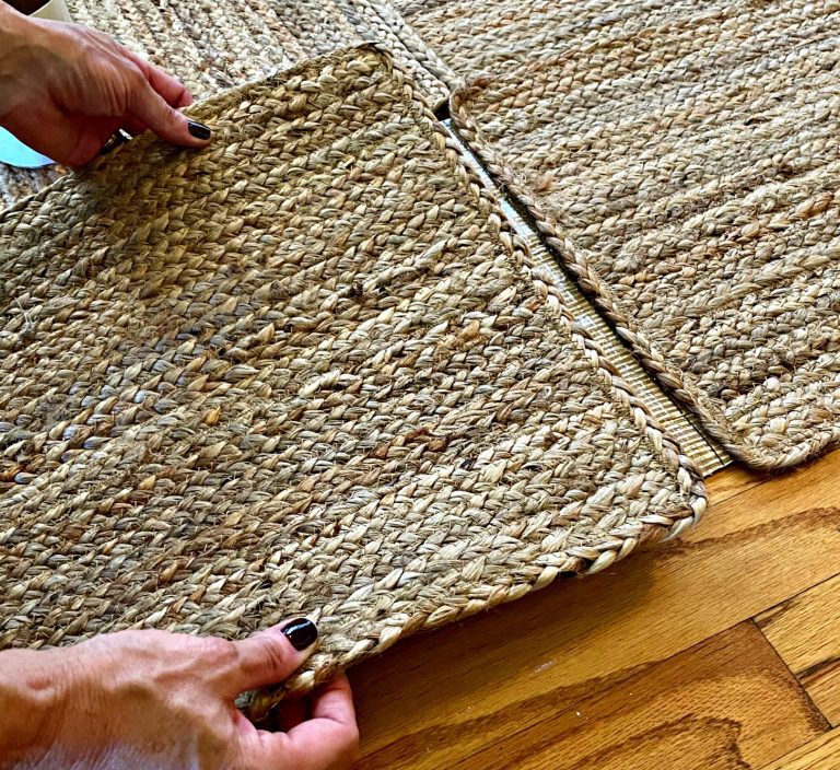 Custom DIY Area Rug From Placemats - Farmhouse 1820