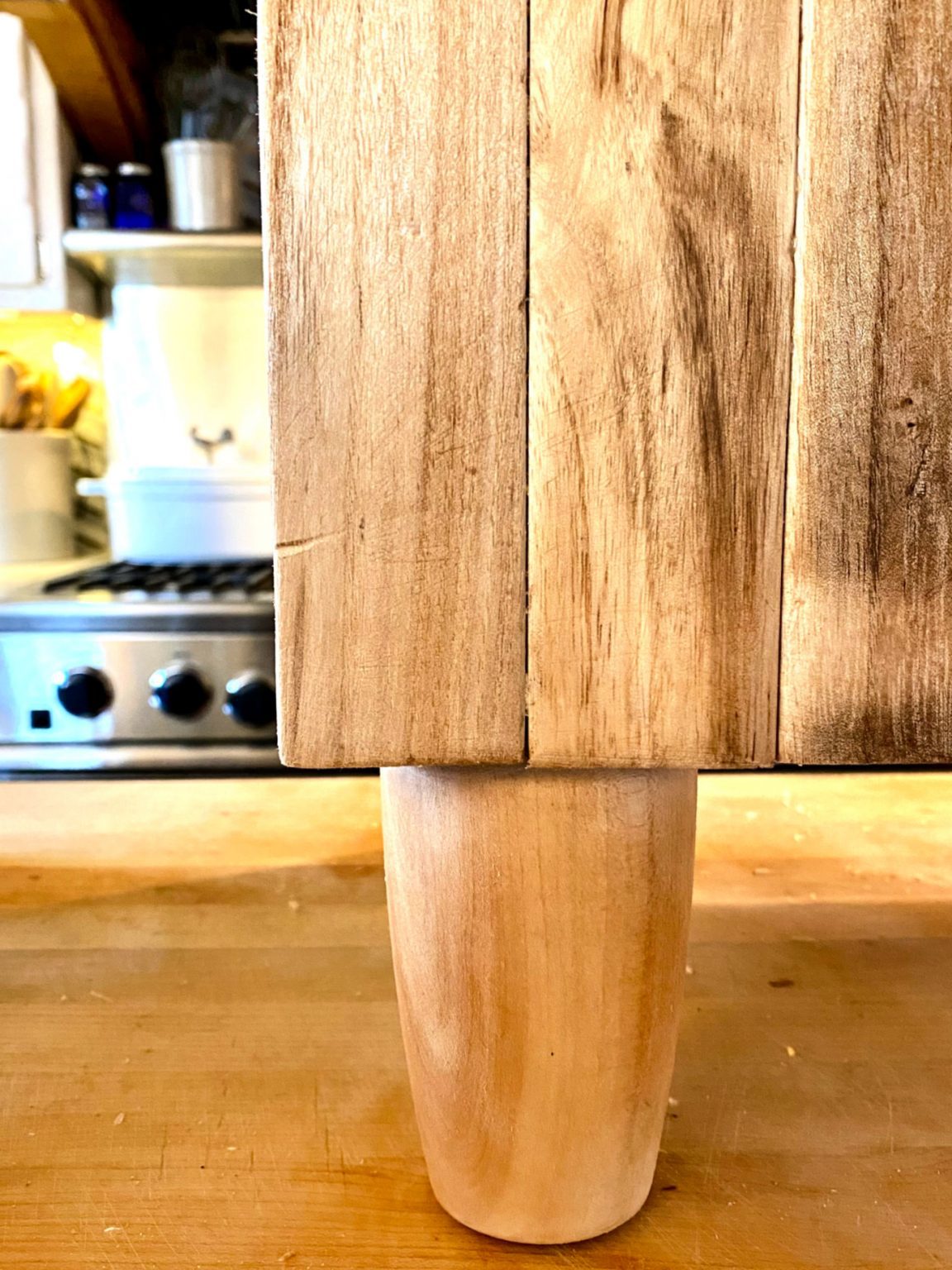 DIY Butcher Block Table Prototype - Farmhouse 1820