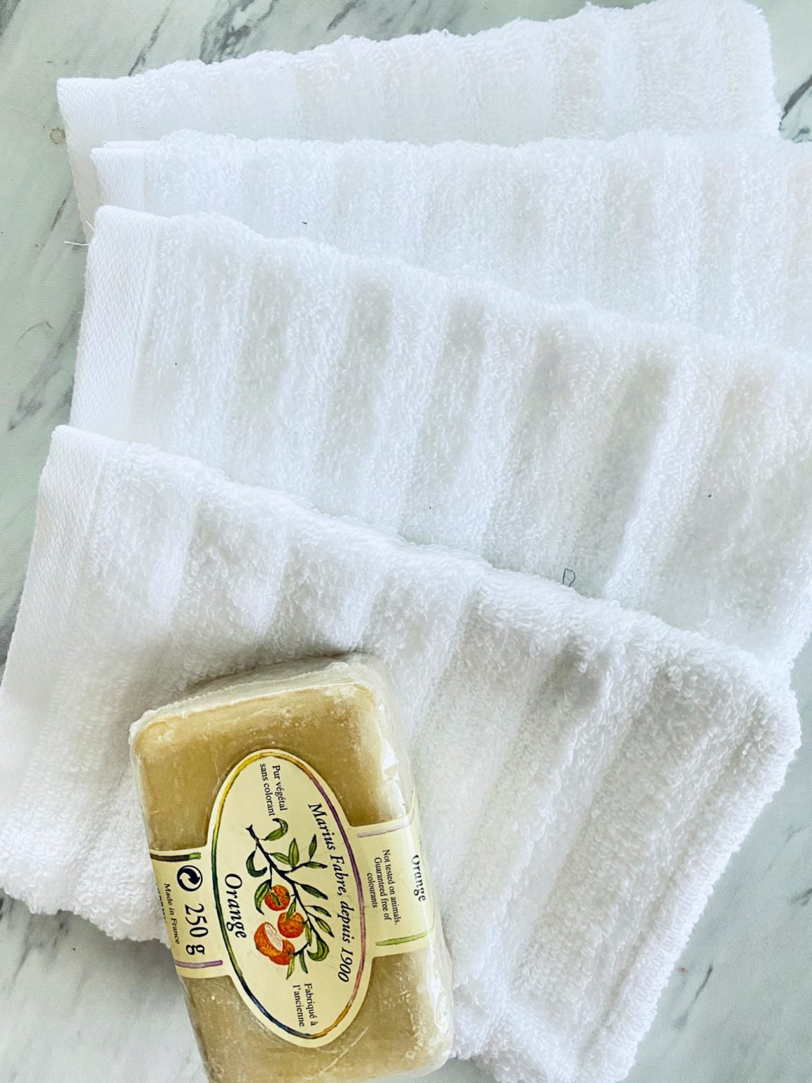 Washcloth To Bath Mitt, Easy Peasy DIY - Farmhouse 1820