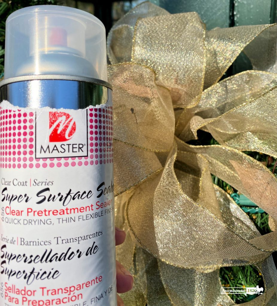 How To Weatherproof Ribbon For Outdoors - Farmhouse 1820