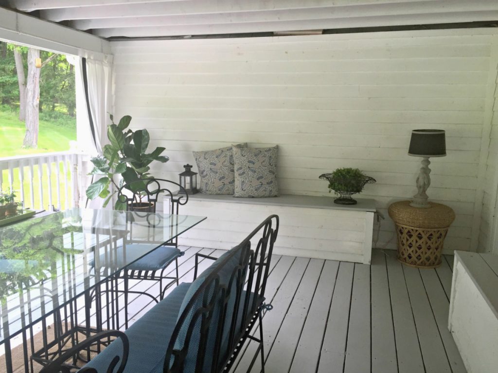 The Best Way To Paint A Porch - Farmhouse 1820